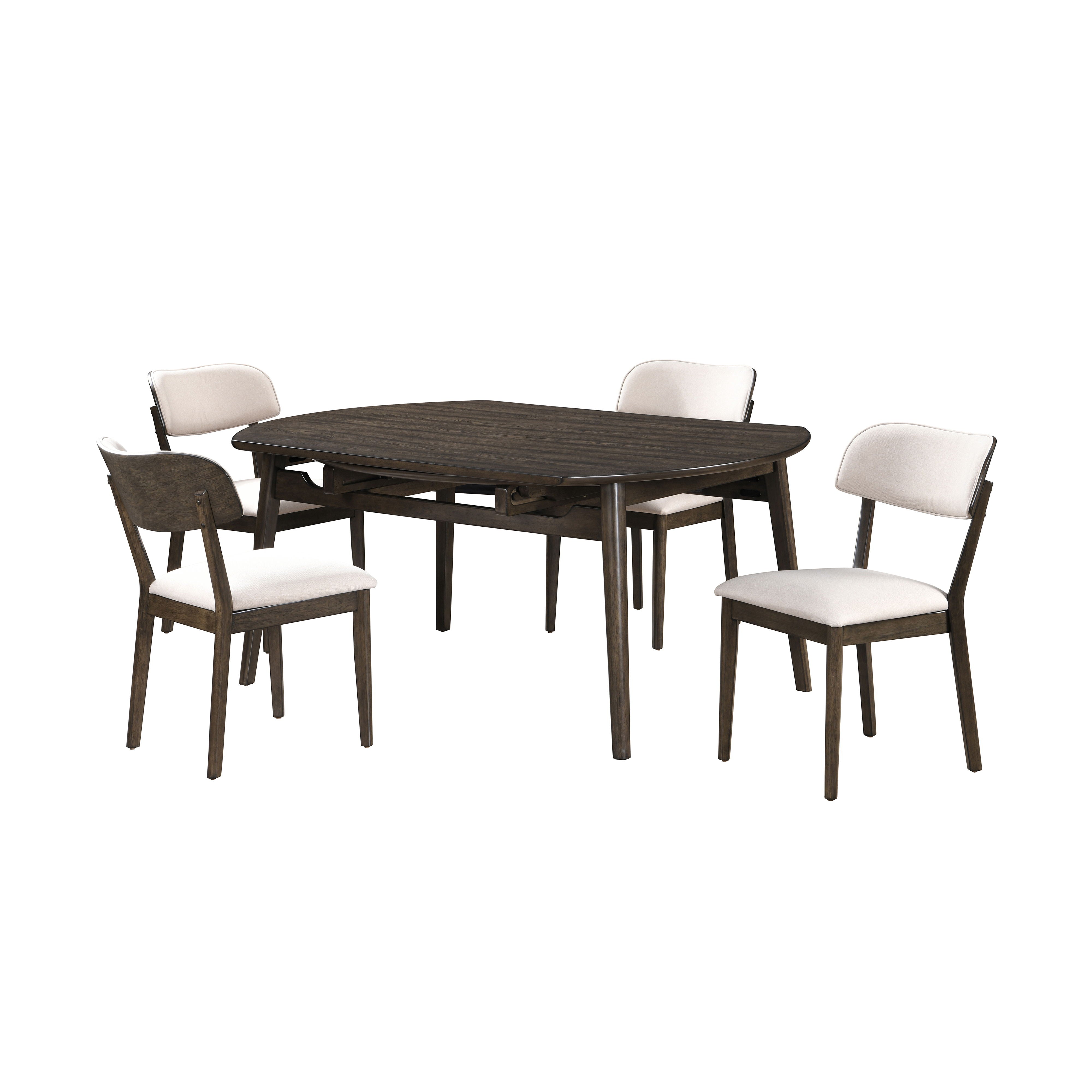Rex - 65" Round Dining Table Set – Leonardo Furniture