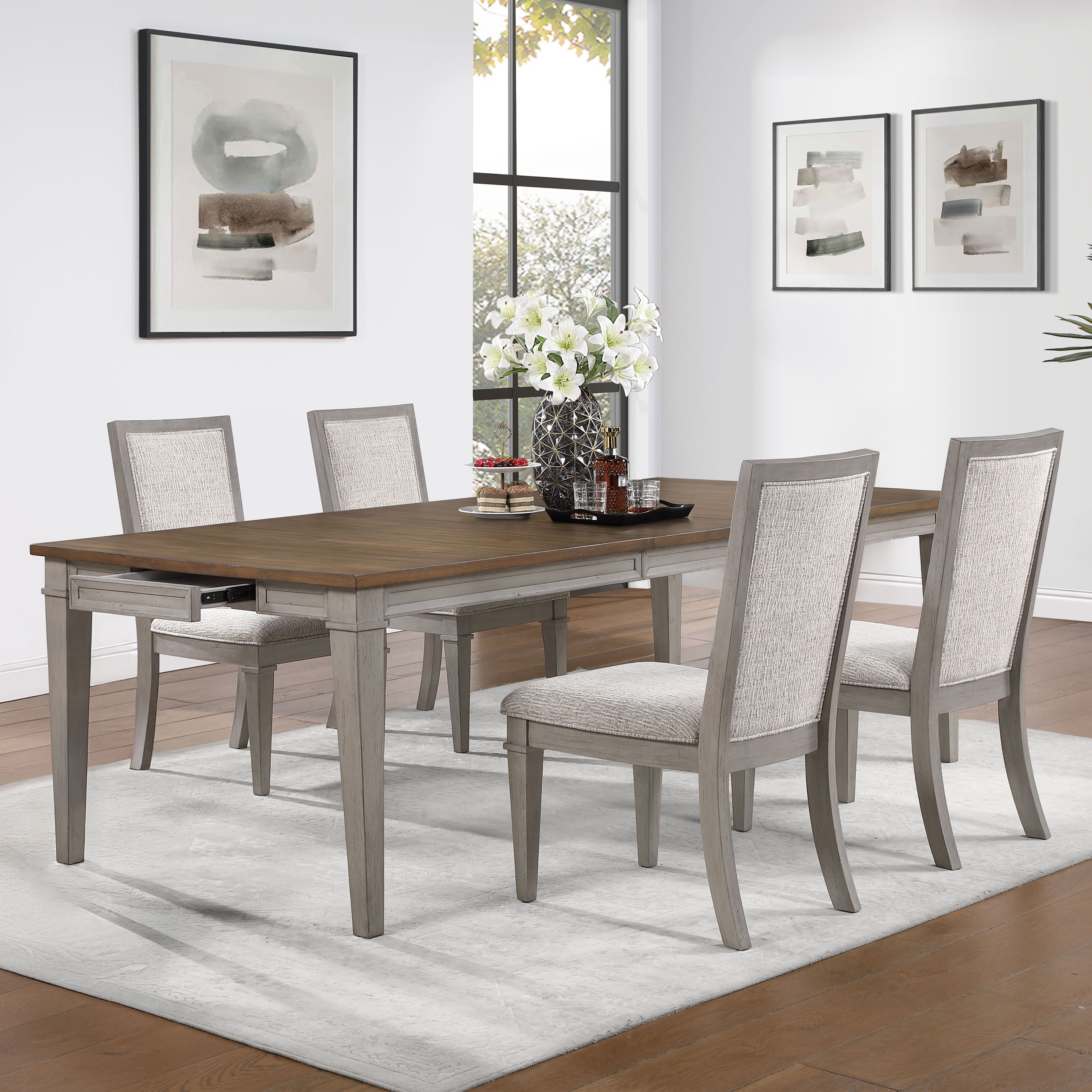 Mariana - Rectangle Table Set – Leonardo Furniture