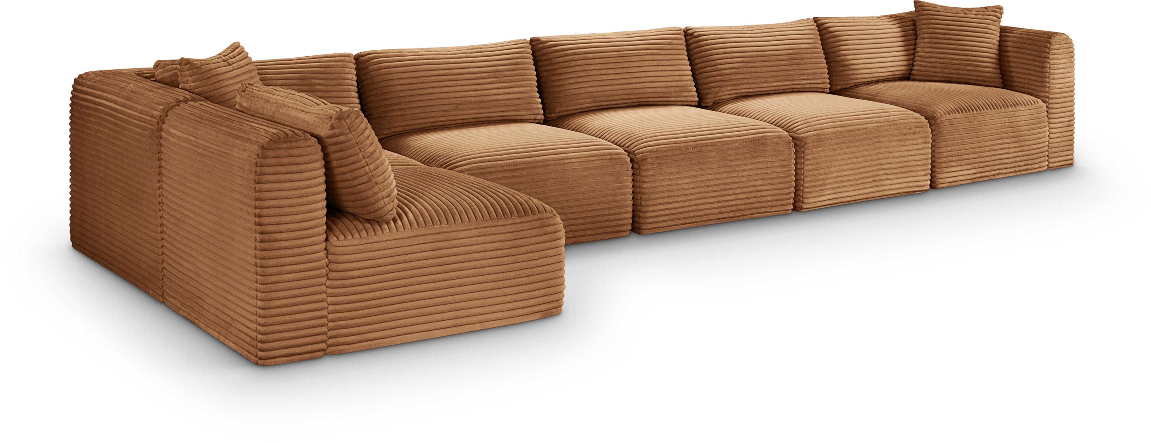 Shaggy - Fabric 6 Piece Modular Sectional – Leonardo Furniture