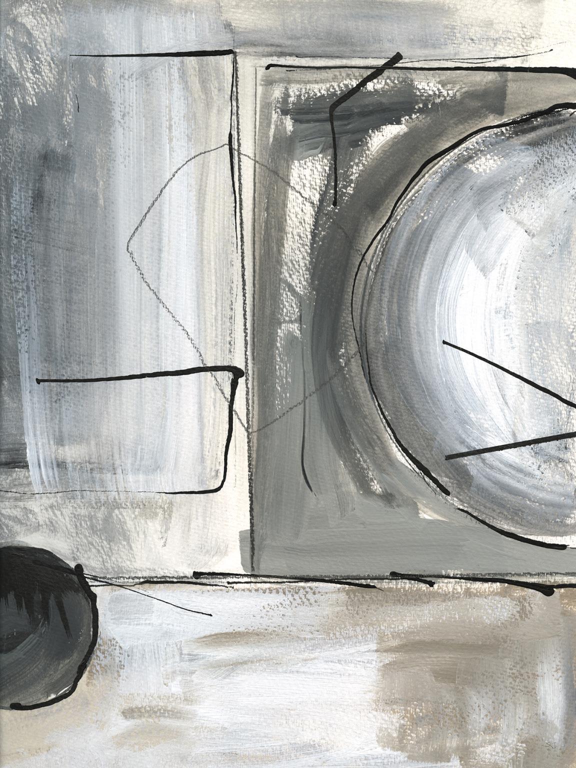Rounding The Bend I By Susan Jill - Dark Gray – Leonardo Furniture