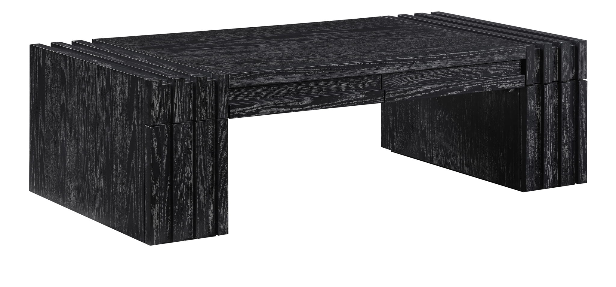 Stanton - Oak Veneer And Solid Wood Table – Leonardo Furniture