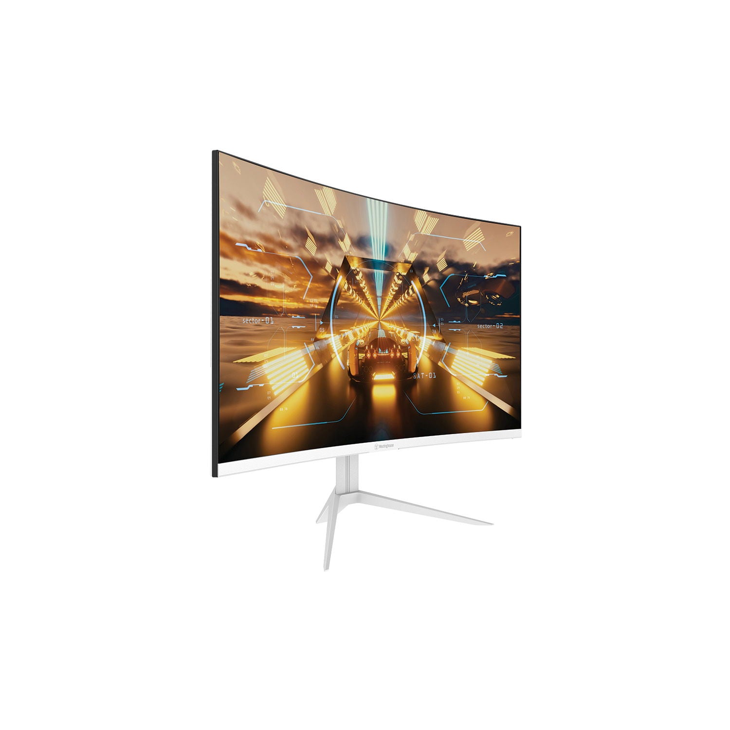 Westinghouse - 27" Computer Gaming Monitor - White – Leonardo Furniture